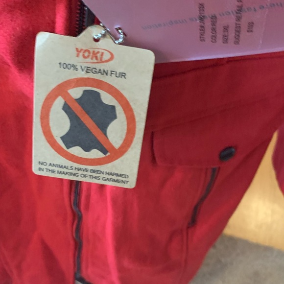 Yoki | Jackets & Coats | Nwt Red Coat | Poshmark